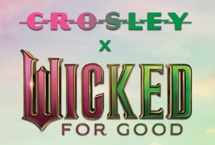 Crosley x Wicked: For Good Record Players – Theme Park MoJu