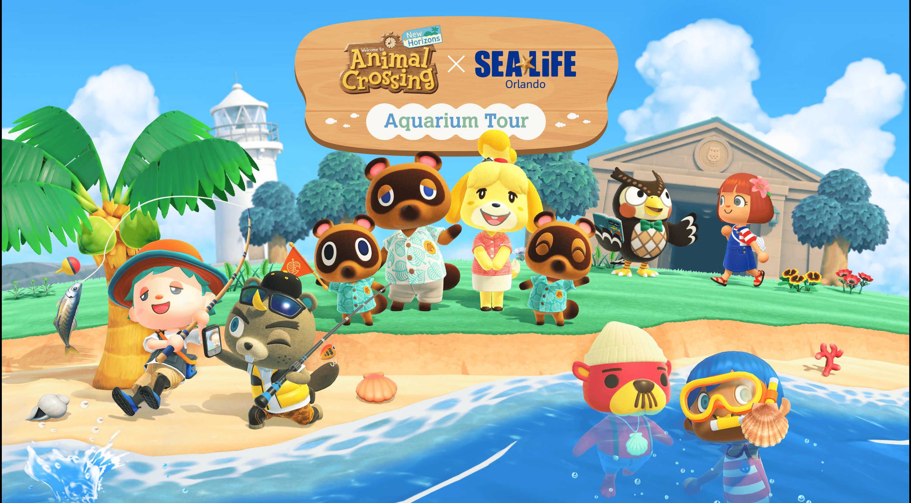 Meet Animal Crossing Characters at Sea Life Orlando Aquarium – Theme ...